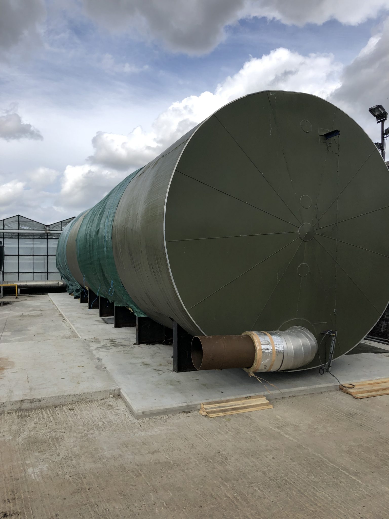 Dump Tank install East Yorkshire - Simpson Welding Services